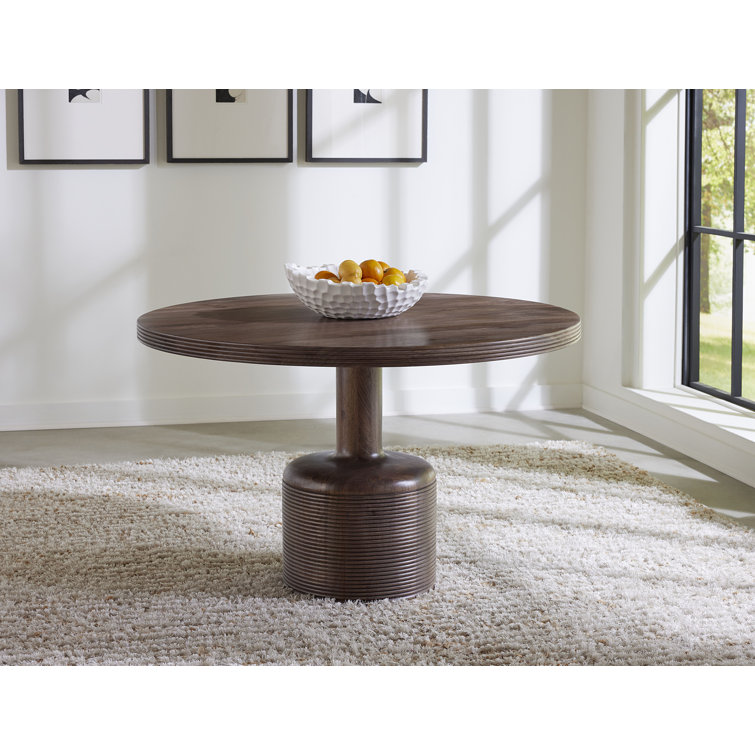 Rafaella Round Solid Wood Dining Table AllModern